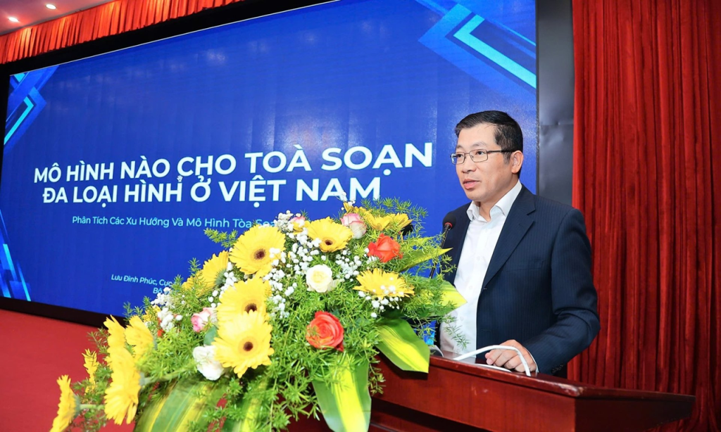 Cục trưởng Cục Báo chí Lưu Đình Phúc nói về vụ kiện của Tập đoàn Vingroup với ông Lê Trung Khoa ...